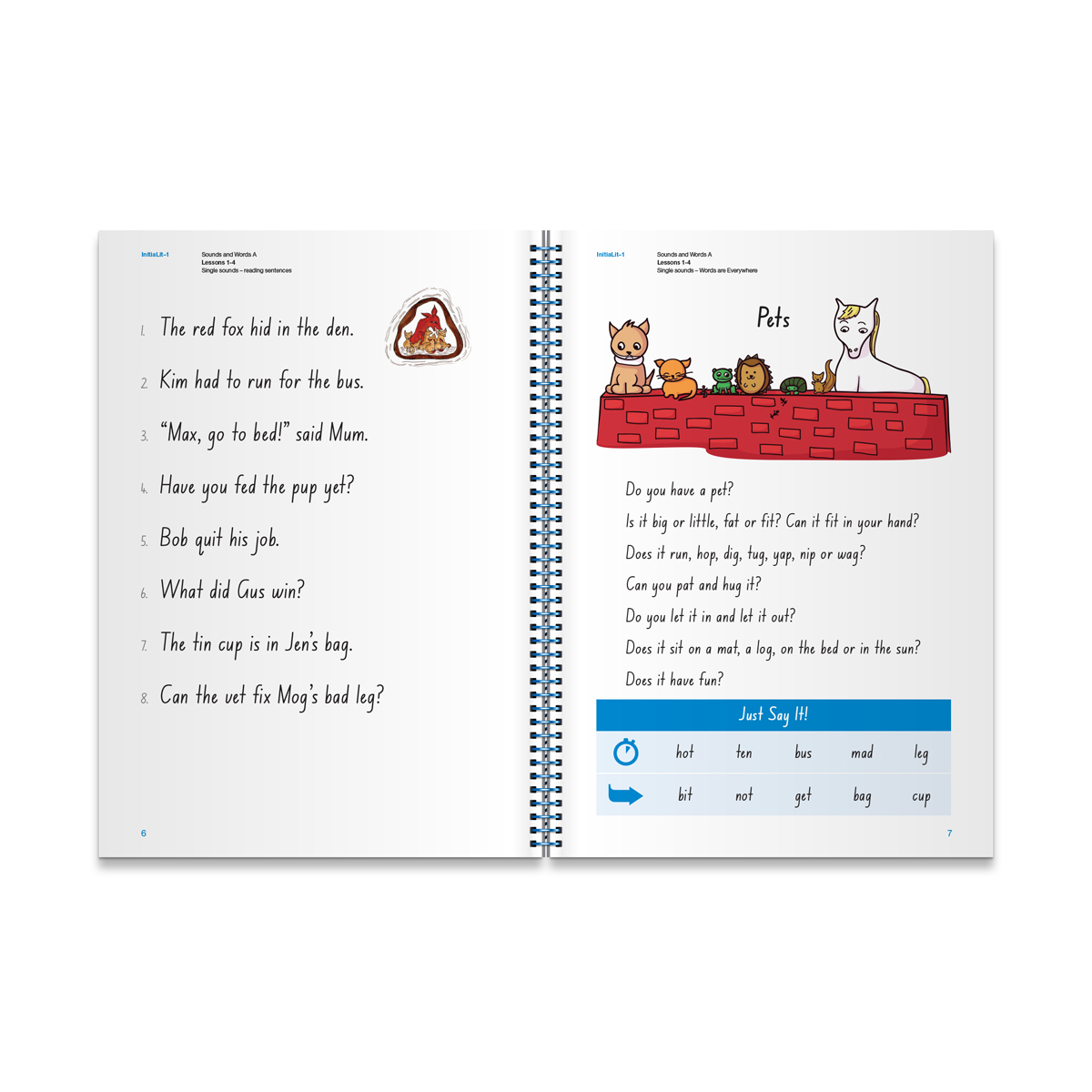 InitiaLit–1 Sounds and Words Book A - MultiLit