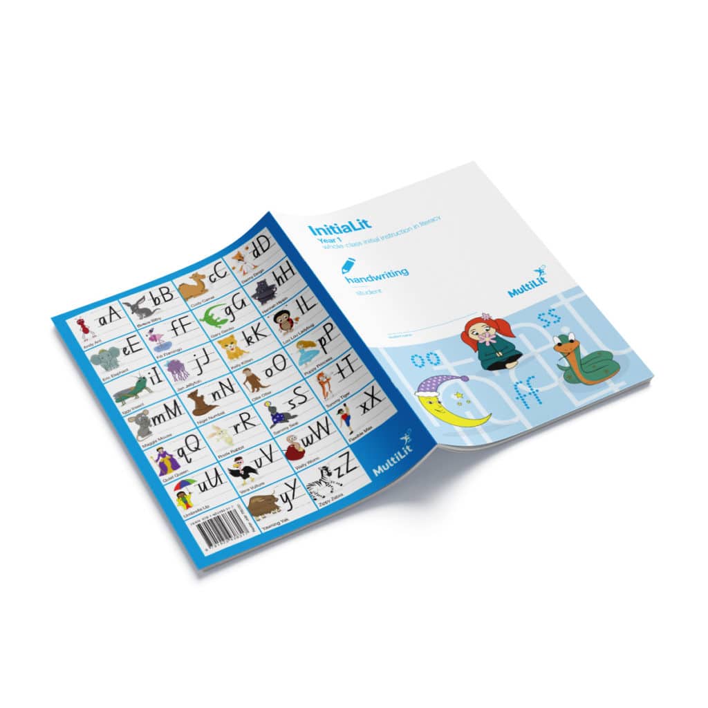 InitiaLit–1 Handwriting Workbook – NSW font (Pack of 5) - MultiLit