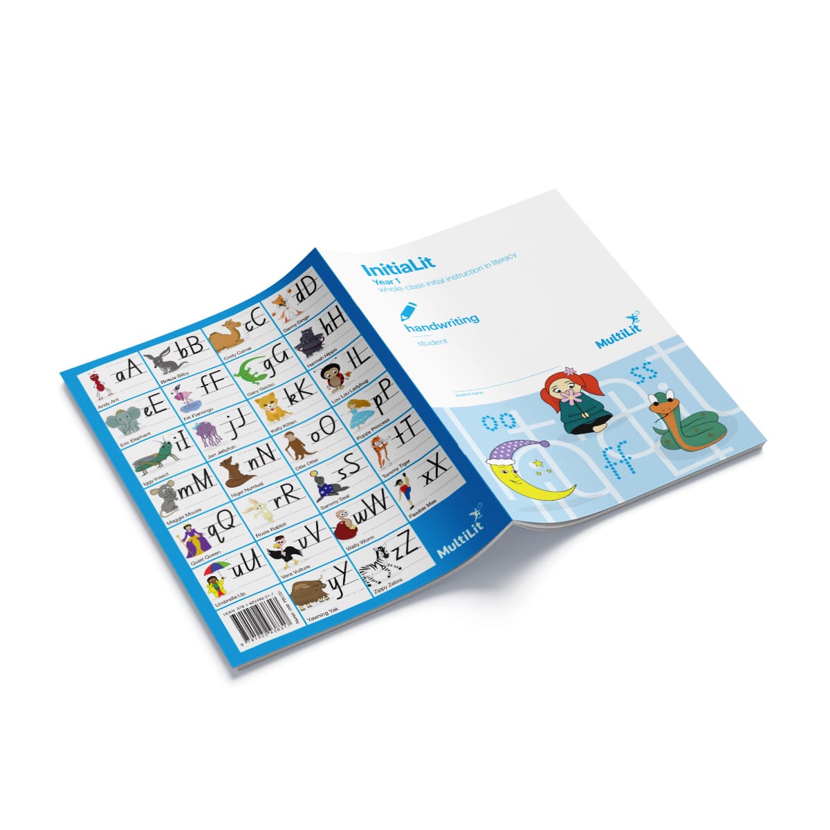 InitiaLit–1 Handwriting Workbook – NSW font (Pack of 5) - MultiLit