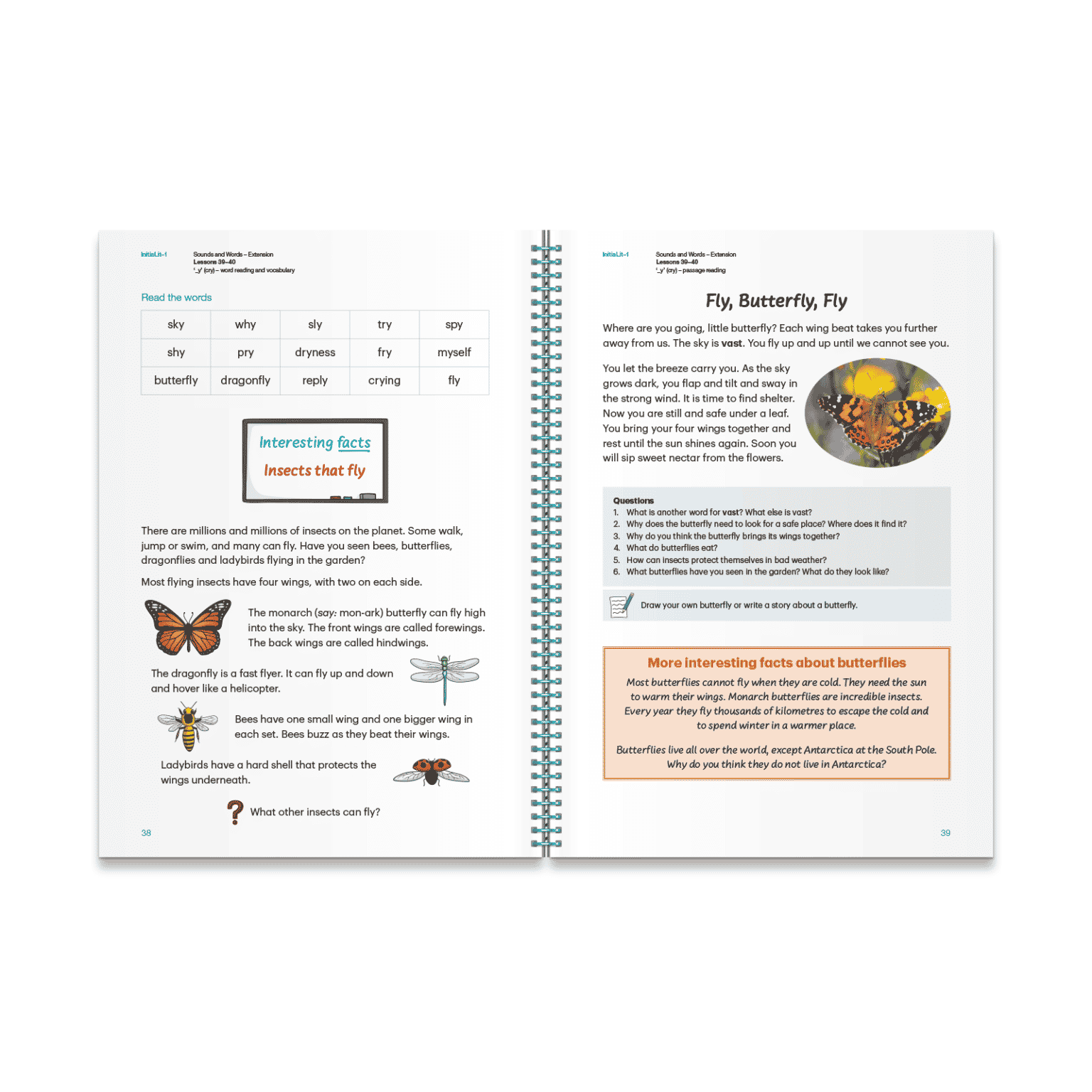 InitiaLit–1 Extension Sounds and Words Book (pack of 6) - MultiLit